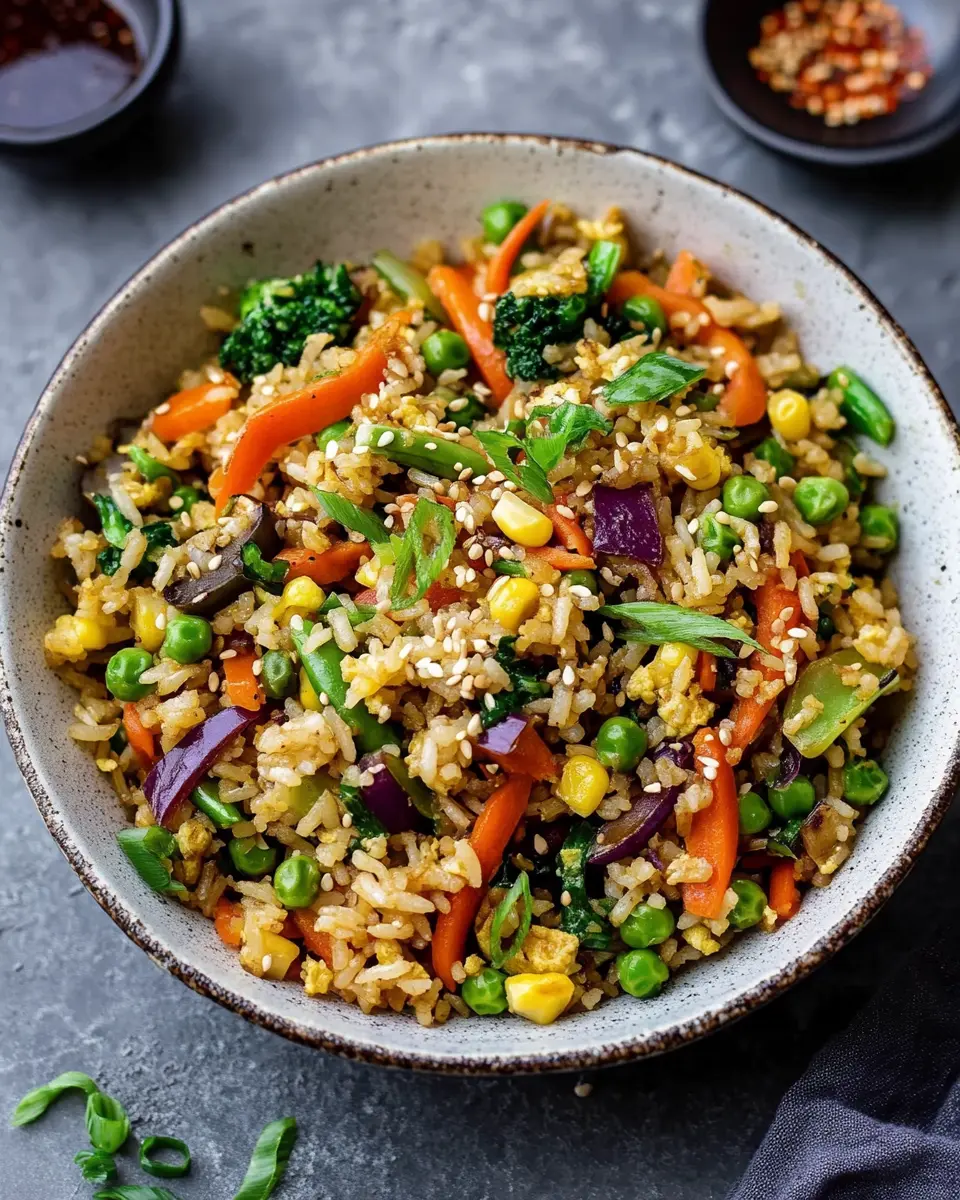veggie loaded fried rice